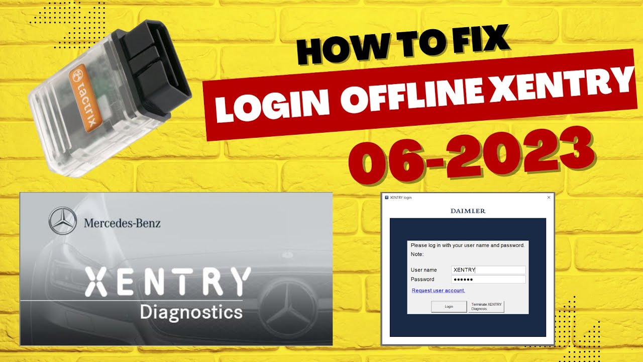 How to configure Login Xentry Offline 06.2023 - YouTube