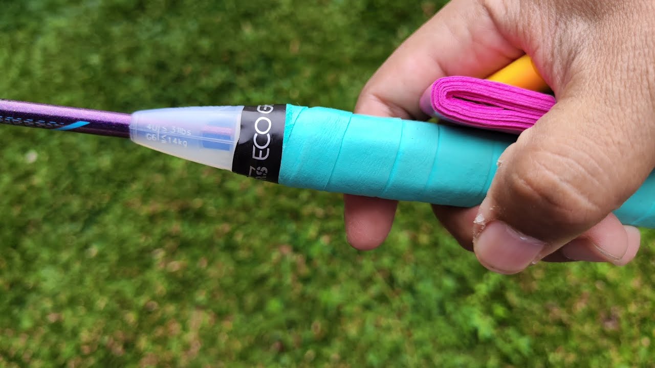 tips pasang Grip Raket terbaik Versi TRS™ G6 jadi G5 - YouTube