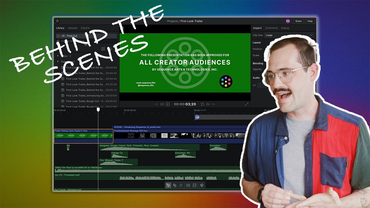 Behind-the-Scenes of a Major Motion Picture Trailer... for an app ...