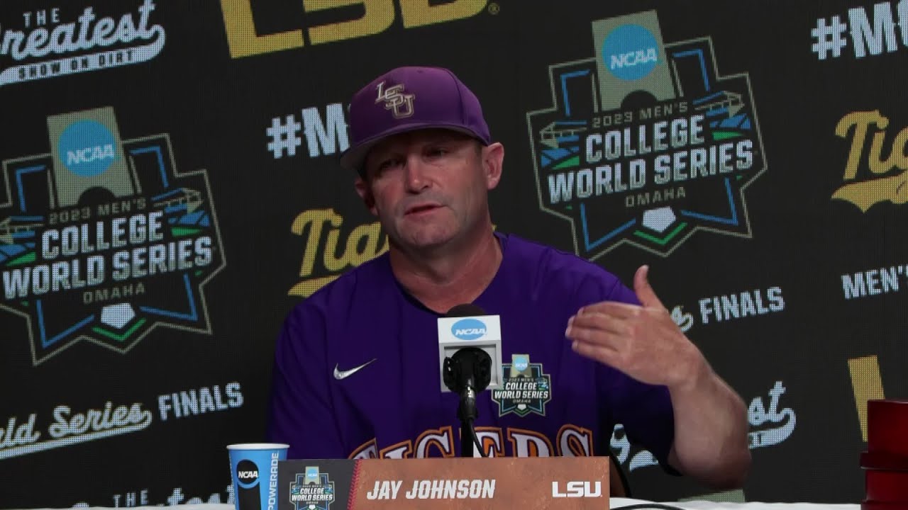 LSU Jay Johnson PREVIEWS CWS National Title baseball series against ...
