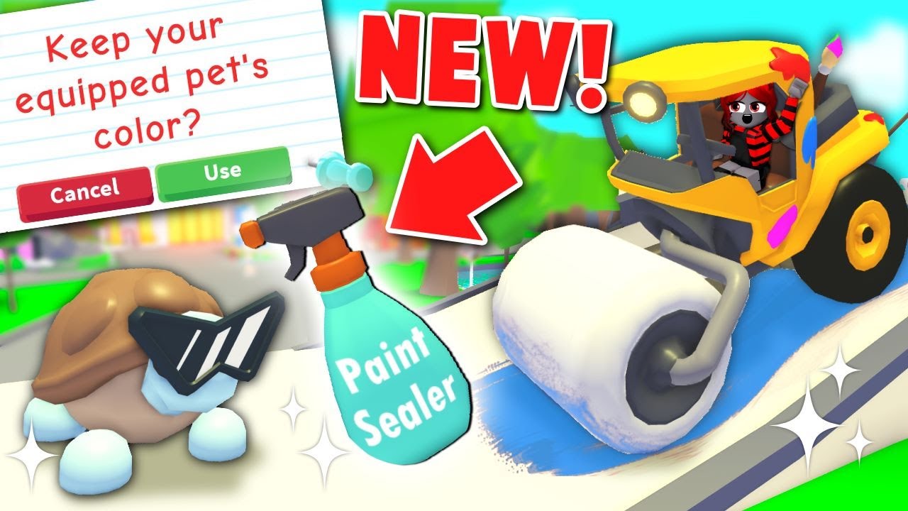 ⭐NEW⭐ PERMANENT Color💙 & Vehicle in Adopt Me! | Roblox - YouTube