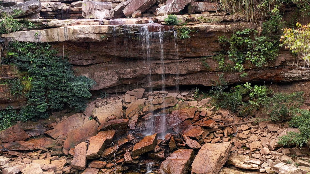 Popokvil Waterfall. Kampot Province, Cambodia. - YouTube