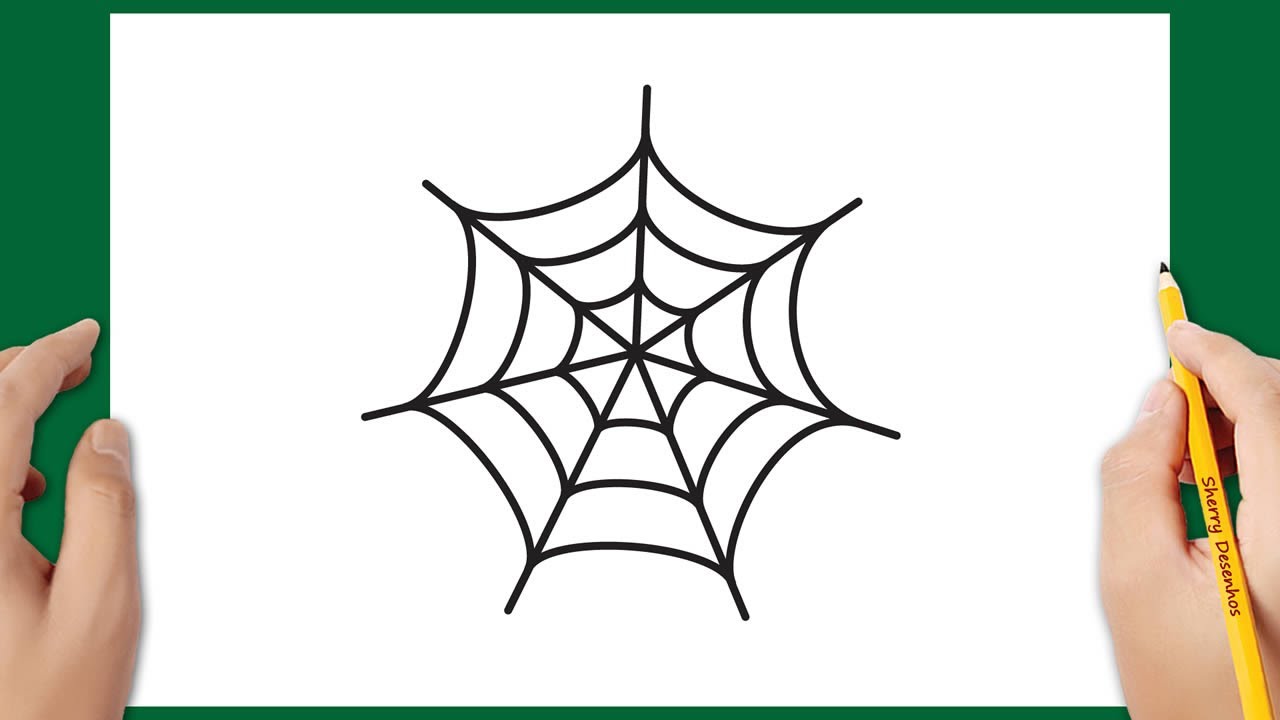 Halloween Desenho: Como desenhar uma teia de aranha - YouTube