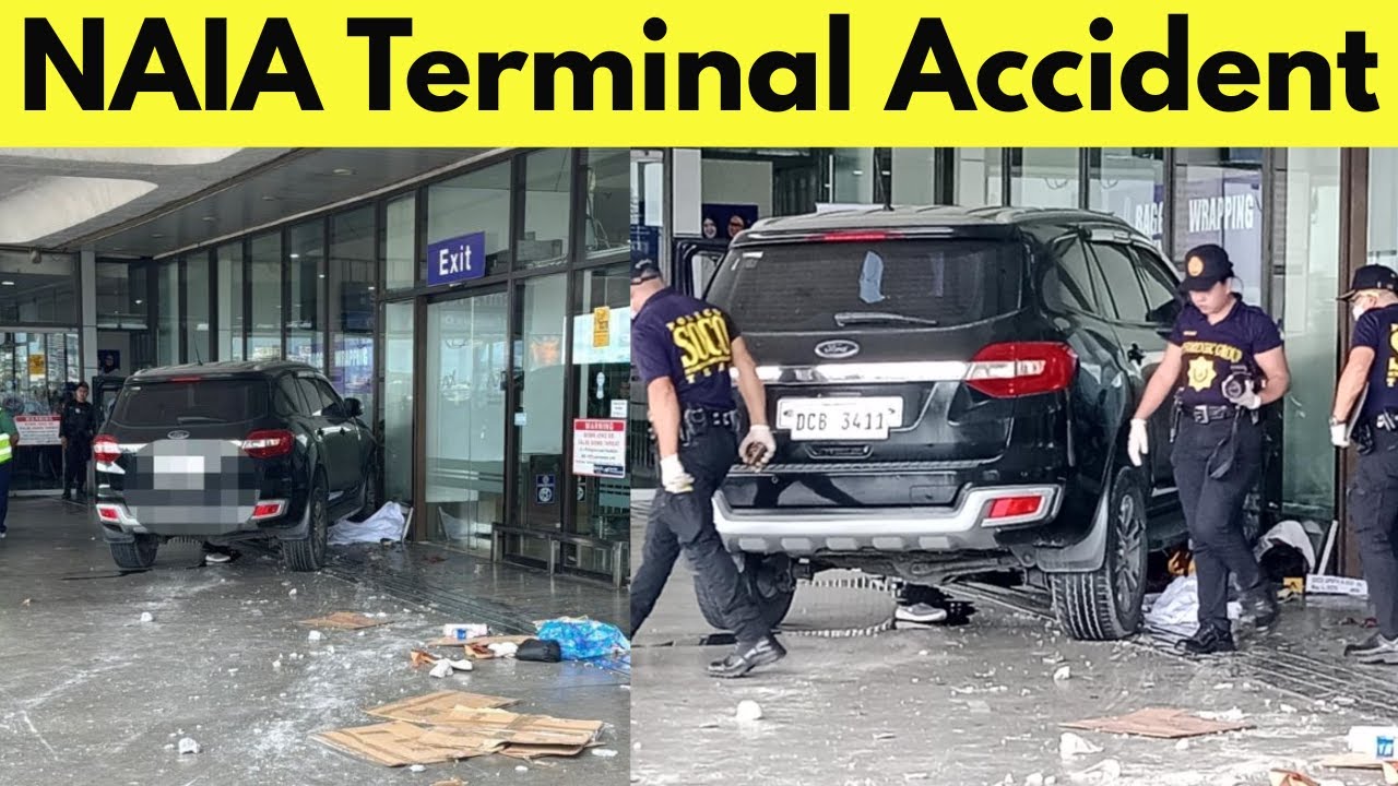 NAIA Terminal 1 Accident Caught on Camera | What Really Happened? - YouTube