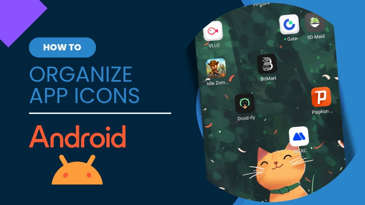 How to Organize Android App Icons (Quick & Easy Guide) - YouTube