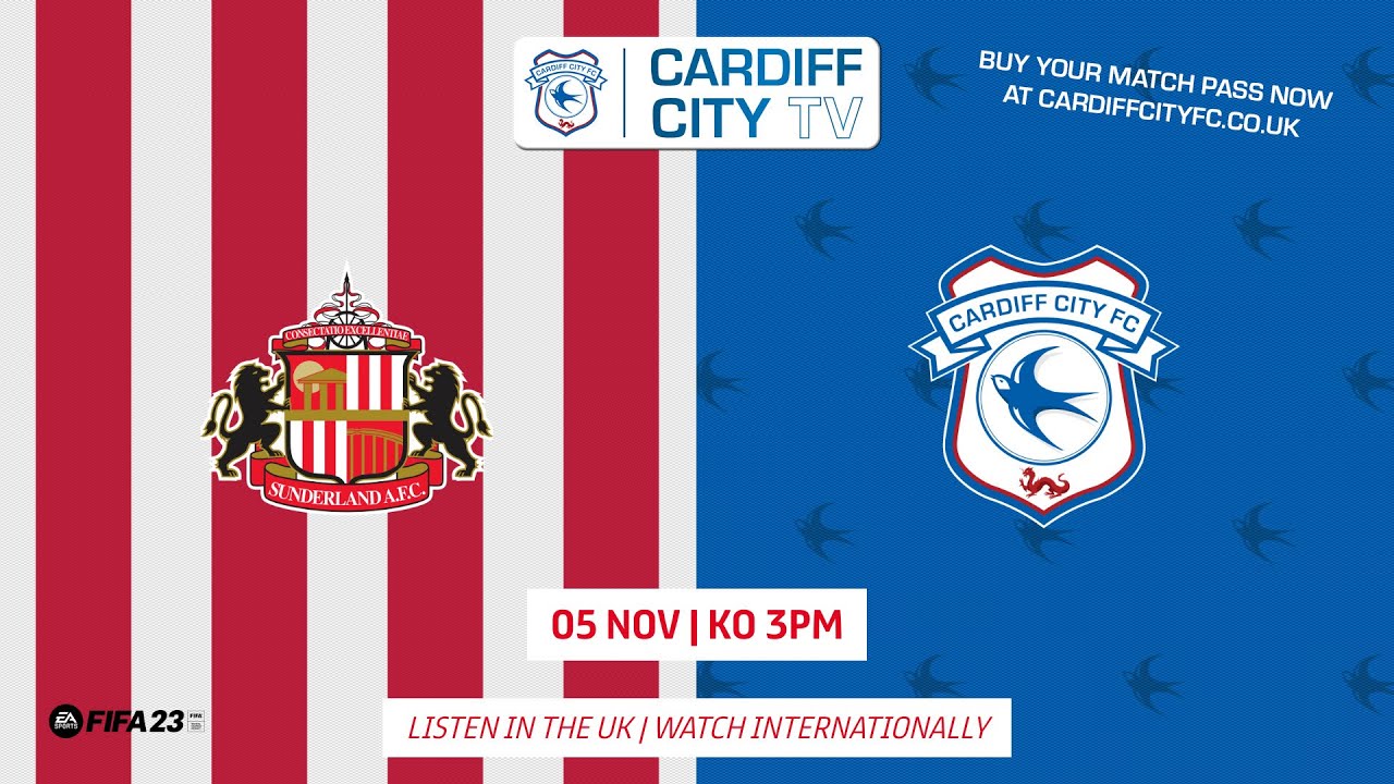 MATCHDAY LIVE | SUNDERLAND vs CARDIFF CITY - YouTube