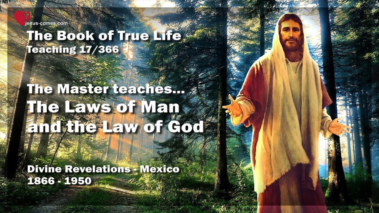 The Laws of Man & The Law of God... Jesus explains ️ The Book of the ...