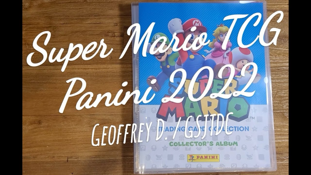 2022 Super Mario TCG Panini Album almost Full - YouTube