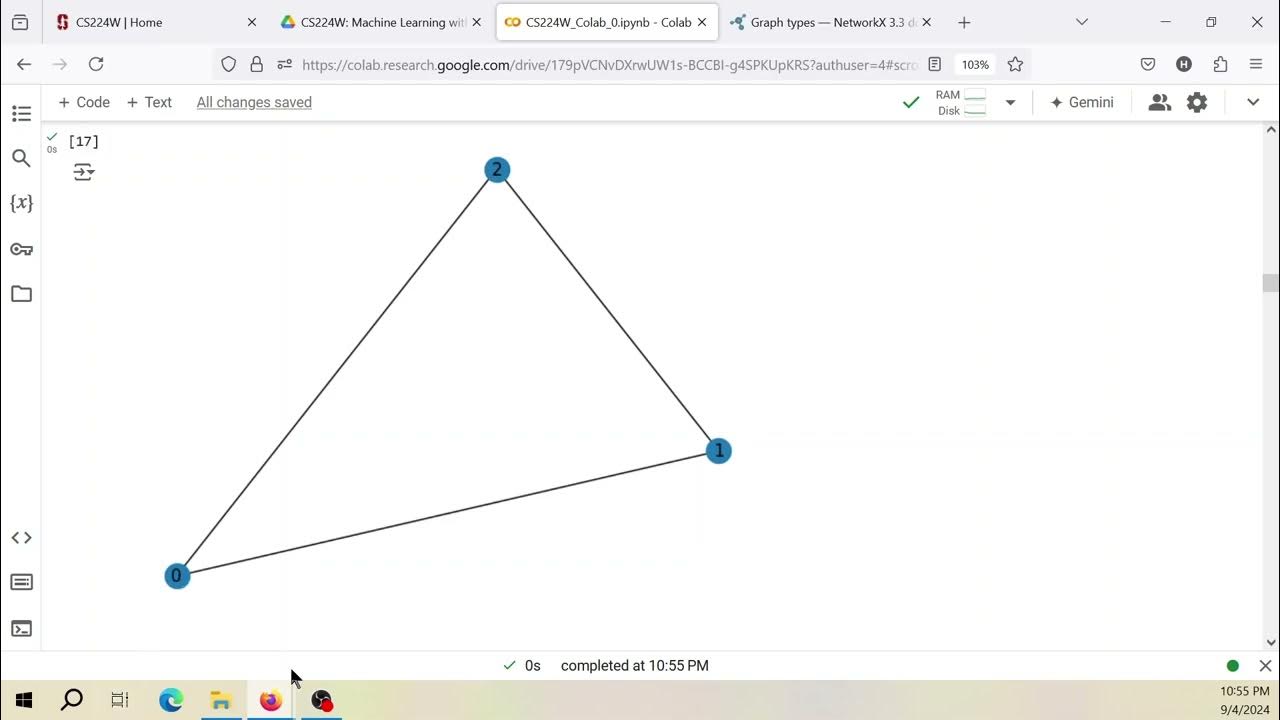 Bài 2.0, Colab 0, NetworkX & PyTorch Geometric. , Machine Learning with ...