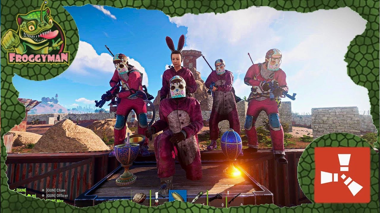 RUST : FRESH WIPE BUNNY BRIGADE rust ep 1 rust pvp! rust update rust base - YouTube