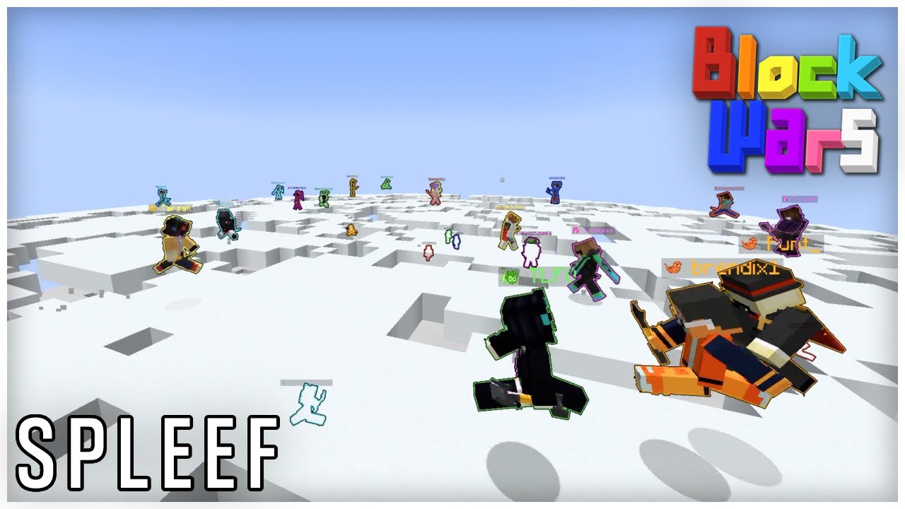 Block Wars: Spleef Game Explanation - YouTube
