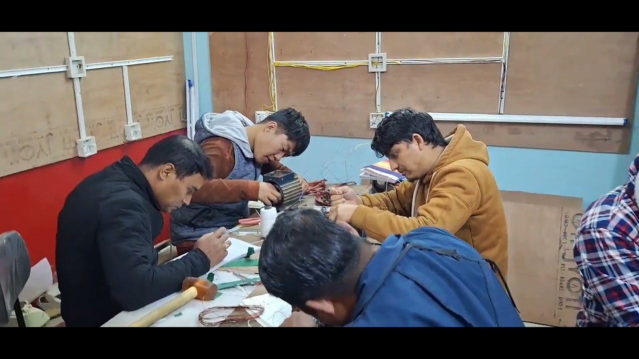 45 Batch motor rewinding training chabahil Kathmandu 9801910595 - YouTube