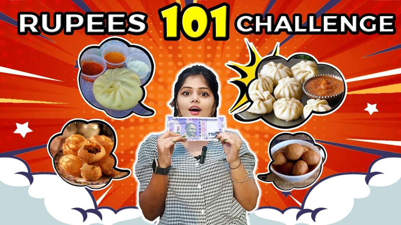 101 Rupees challenge || for 24 hours || Budget food challenge || P.S ON ...