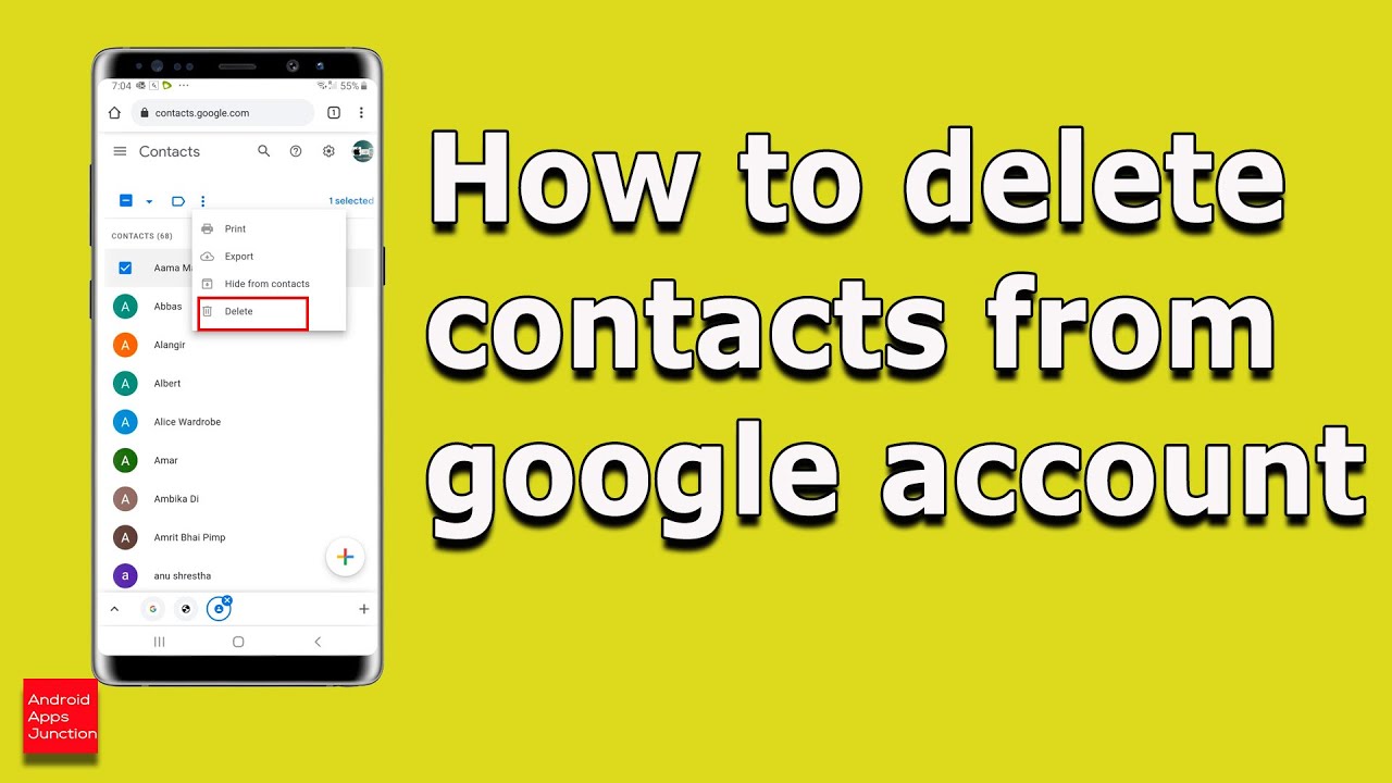 How to permanently remove all of the duplicate contacts from google ...