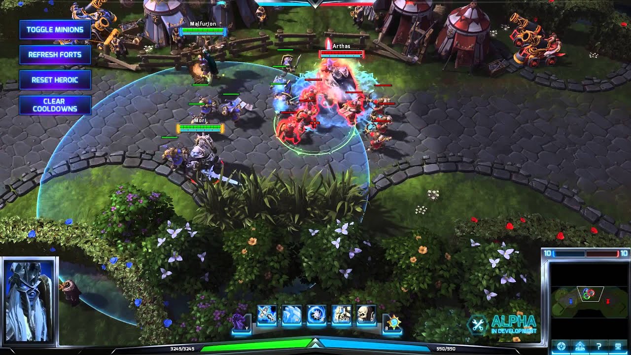 Arthas Howling Blast - Heroes of the Storm Alpha - YouTube