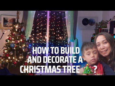 How To Build and Decorate A Christmas Tree|| Decorate with Mommy Lorie ...