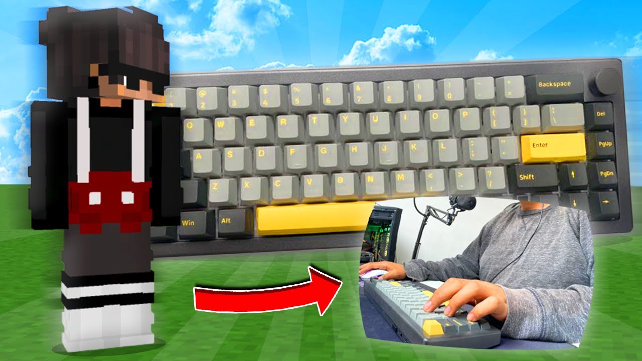Use el MEJOR TECLADO GAMER para jugar MINECRAFT... - YouTube