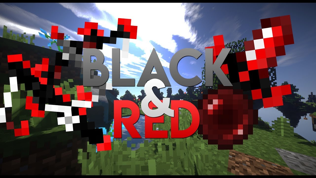 [1.2.8] Black & Red 16x [BOOST FPS++] Minecraft PE Texture Pack ...