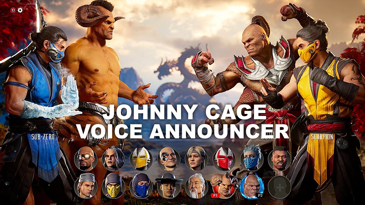 MORTAL KOMBAT 1 Johnny Cage Voice Announcer MK1 - YouTube
