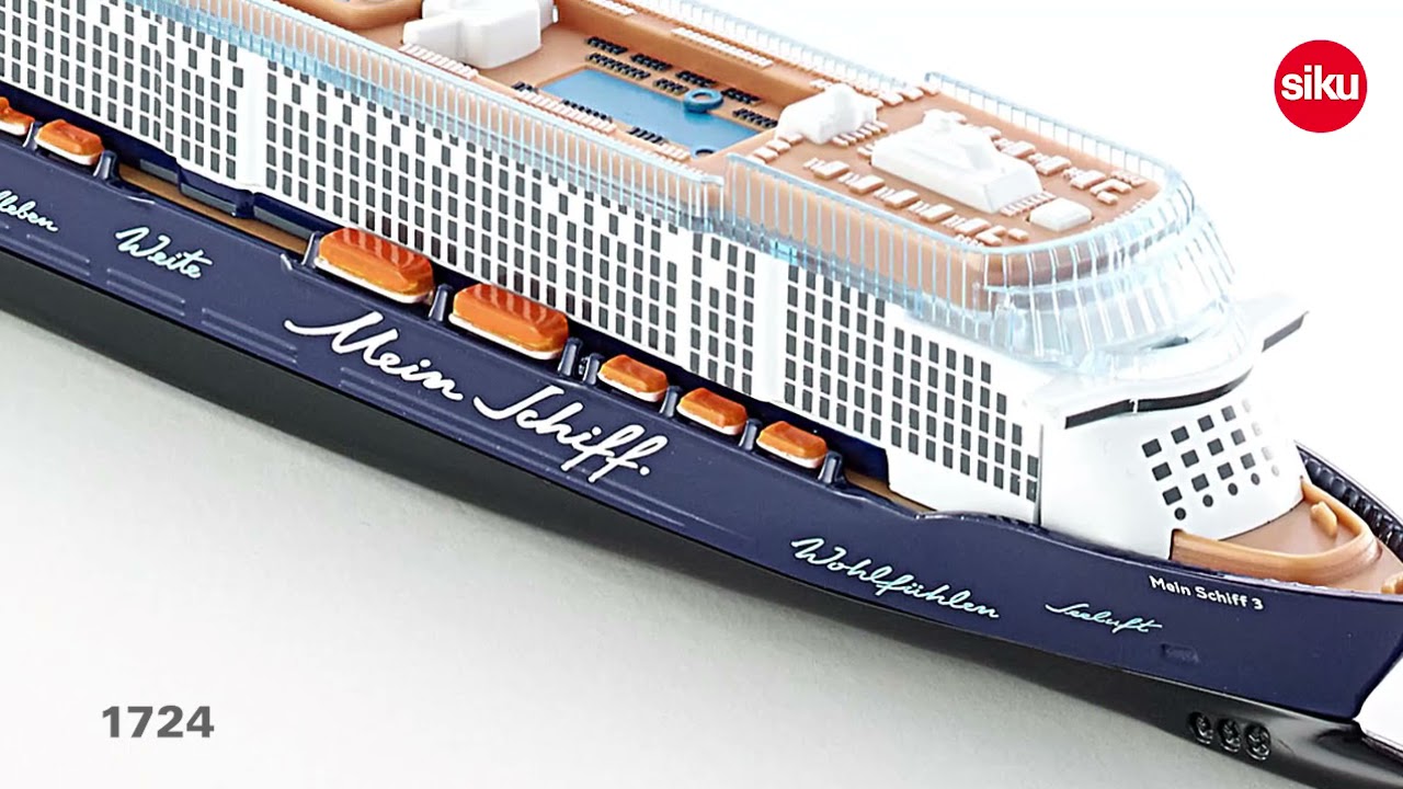 Siku Super 1724 My Ship 3 Die Cast Scale 1:4000 - YouTube