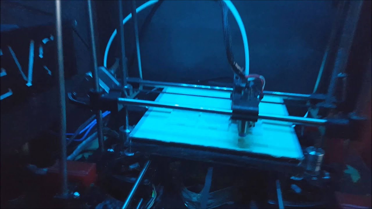 printer discovery 200 impression 3d at 160 mms - YouTube