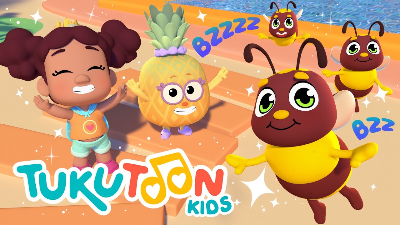 Little Buzzy Bee 🐝🎶 | Kids Song | Tukutoon Kids Official - YouTube