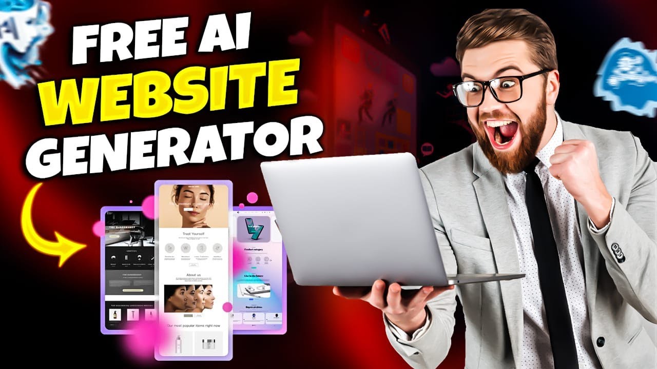 Best Free AI Website Builders - Free AI Website Generators - YouTube