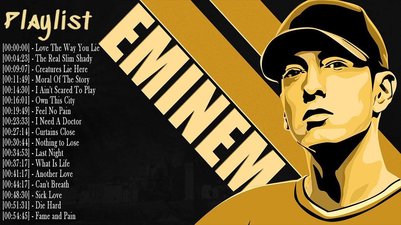 Best of Eminem Hits Playlist 2023 - Best Rap Songs Of Eminem Full Album ...