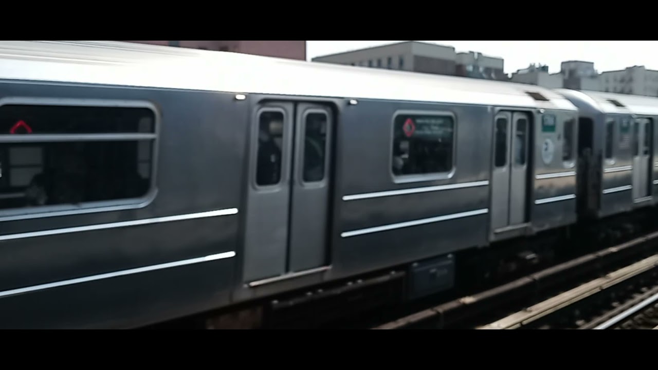 Pelham Bay Park Bound 6 Express Train (R62A) Passes Morrison Avenue ...