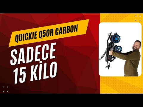 QUICKIE Q50R Carbon   Dünyanın En Hafif Katlanabilir Akülü Sandalyesi