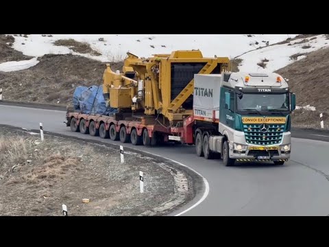 110 Ton Gürcistan Ermenistan İran sınırına Yolculuk Dünyanın en zorlu yolu Zengezur Dağları 