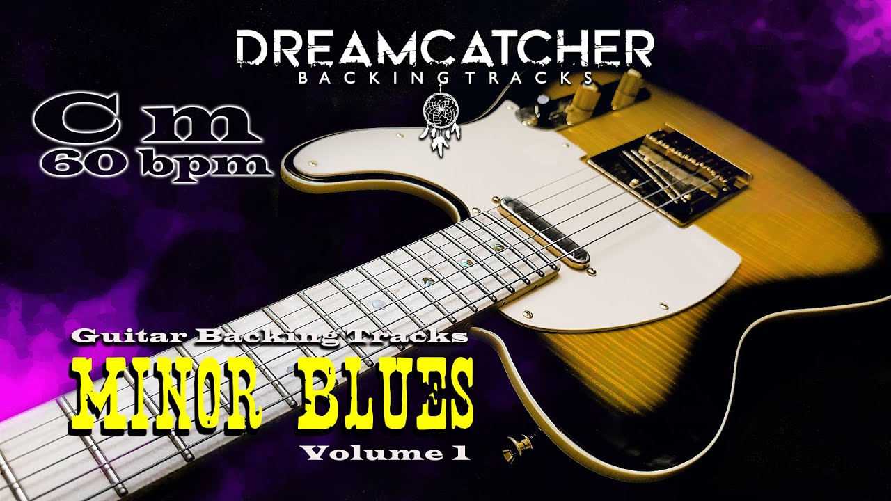 Guitar Backing Tracks - Blues in C minor - 60 bpm - YouTube