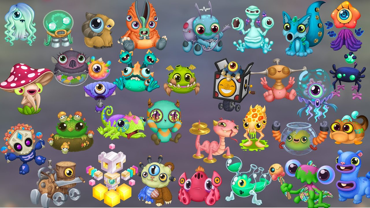ALL Baby Monsters Fanmade | My Singing Monsters - YouTube