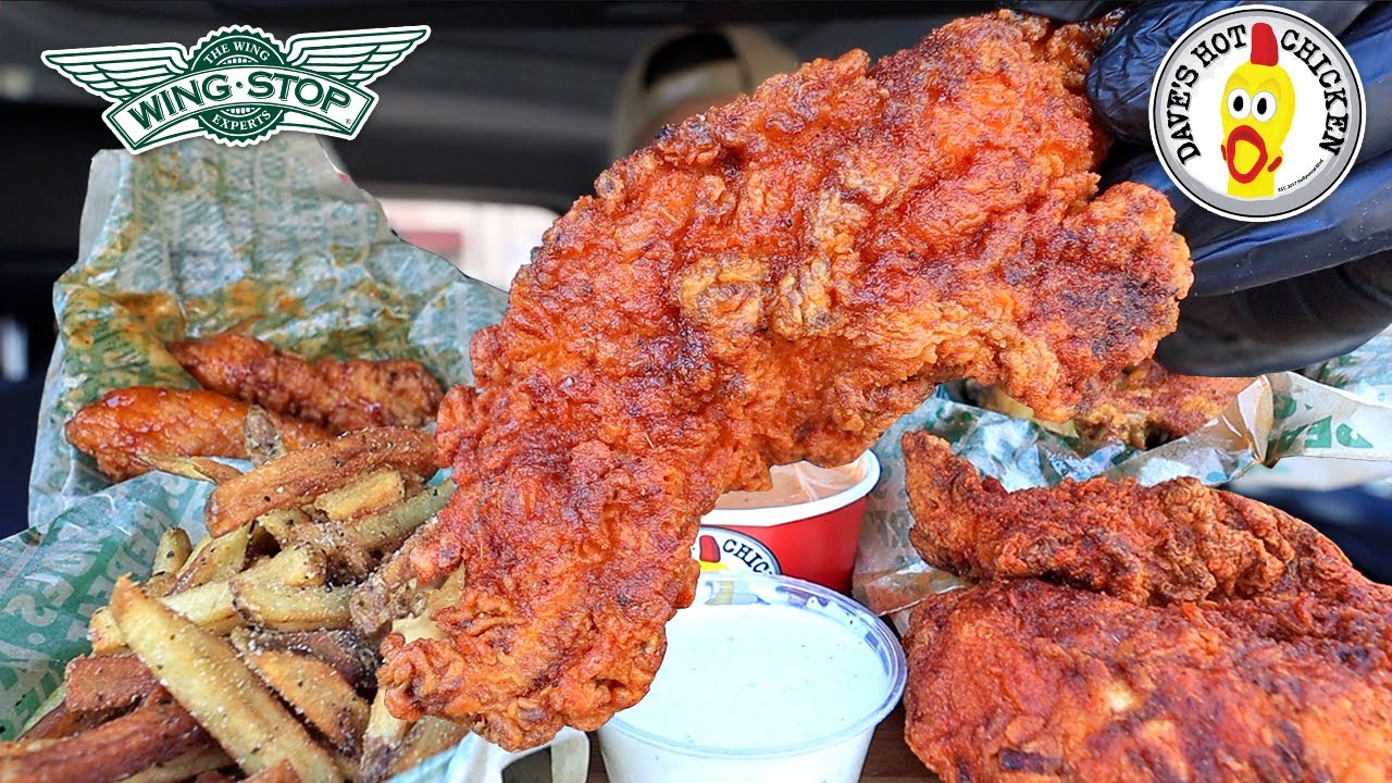 EATING DAVES HOT CHICKEN HOT CRISPY FRIED CHICKEN WINGSTOP CHICKEN ...