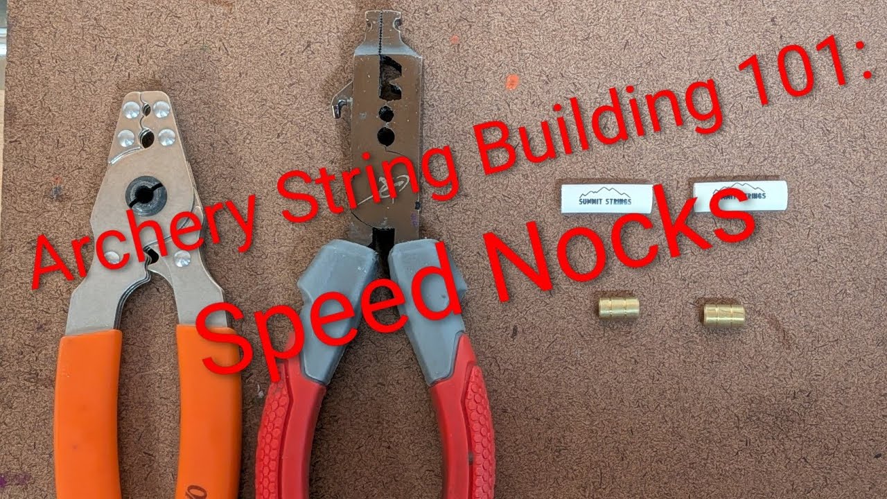 Archery String Building 101: Adding Speed Nocks - YouTube