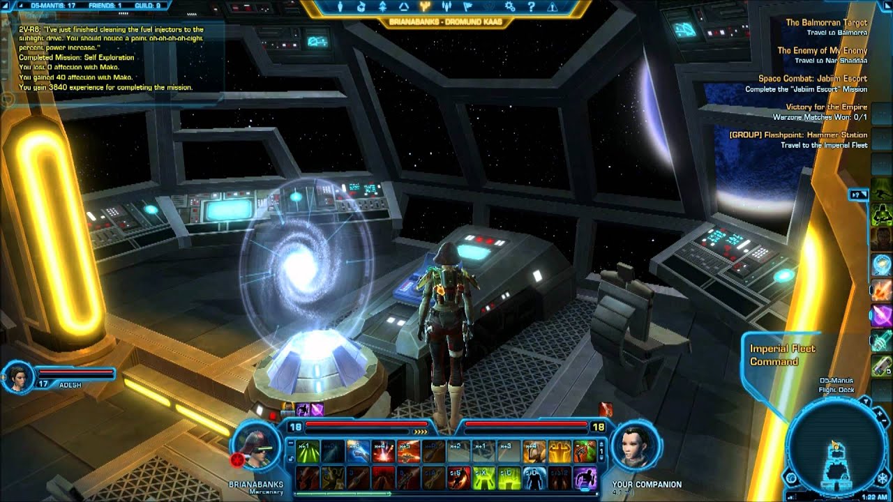 SWTOR Bounty Hunter Ship & Space Combat - YouTube