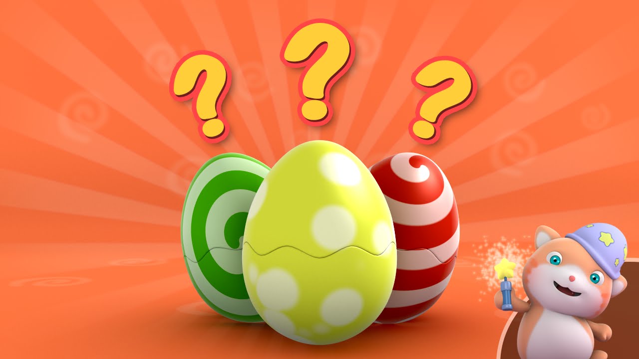 Surprise Eggs -Looi the Cat | Learn English with Looi - Fruit | apple ...