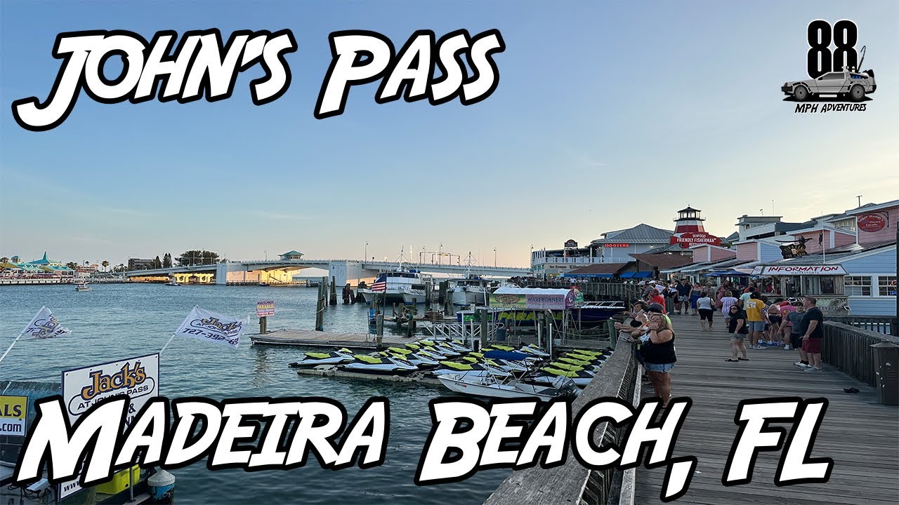 Tour of John's Pass in Madeira Beach, Florida!!!! (2023) - YouTube