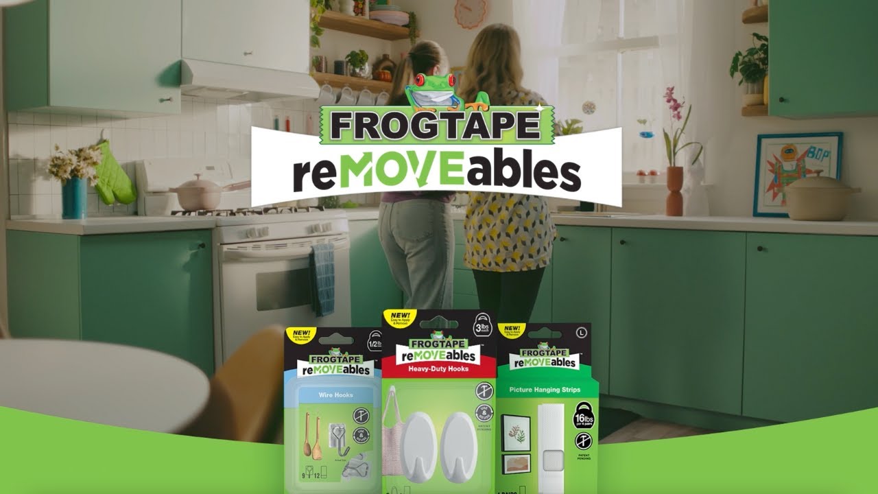 FrogTape reMOVEables™ - YouTube
