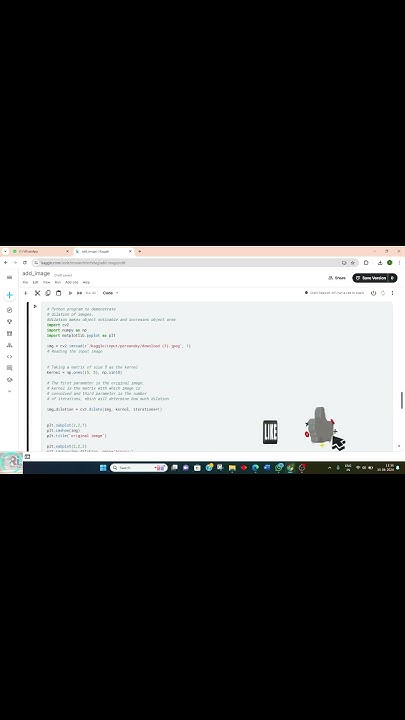 What is dilation | opencv basics | makes objects noticeable - YouTube