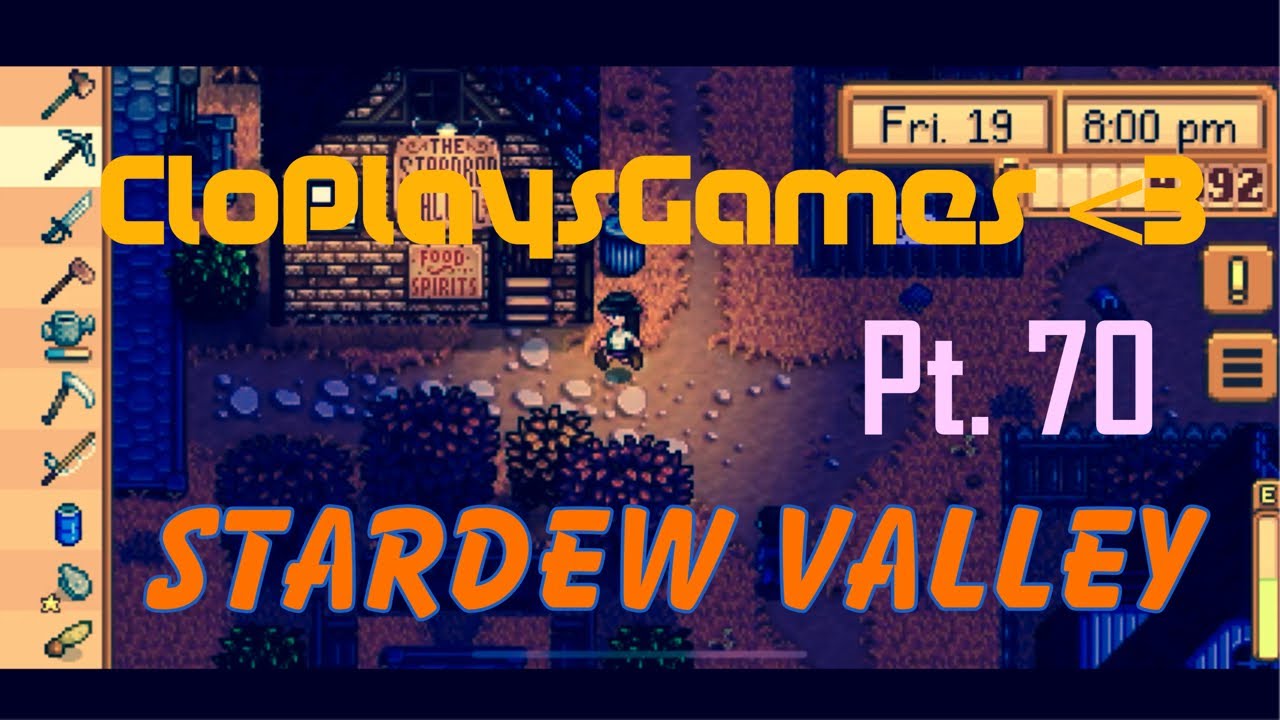 Stardew Valley Mobile App Gameplay p (70) Fall 19 - YouTube