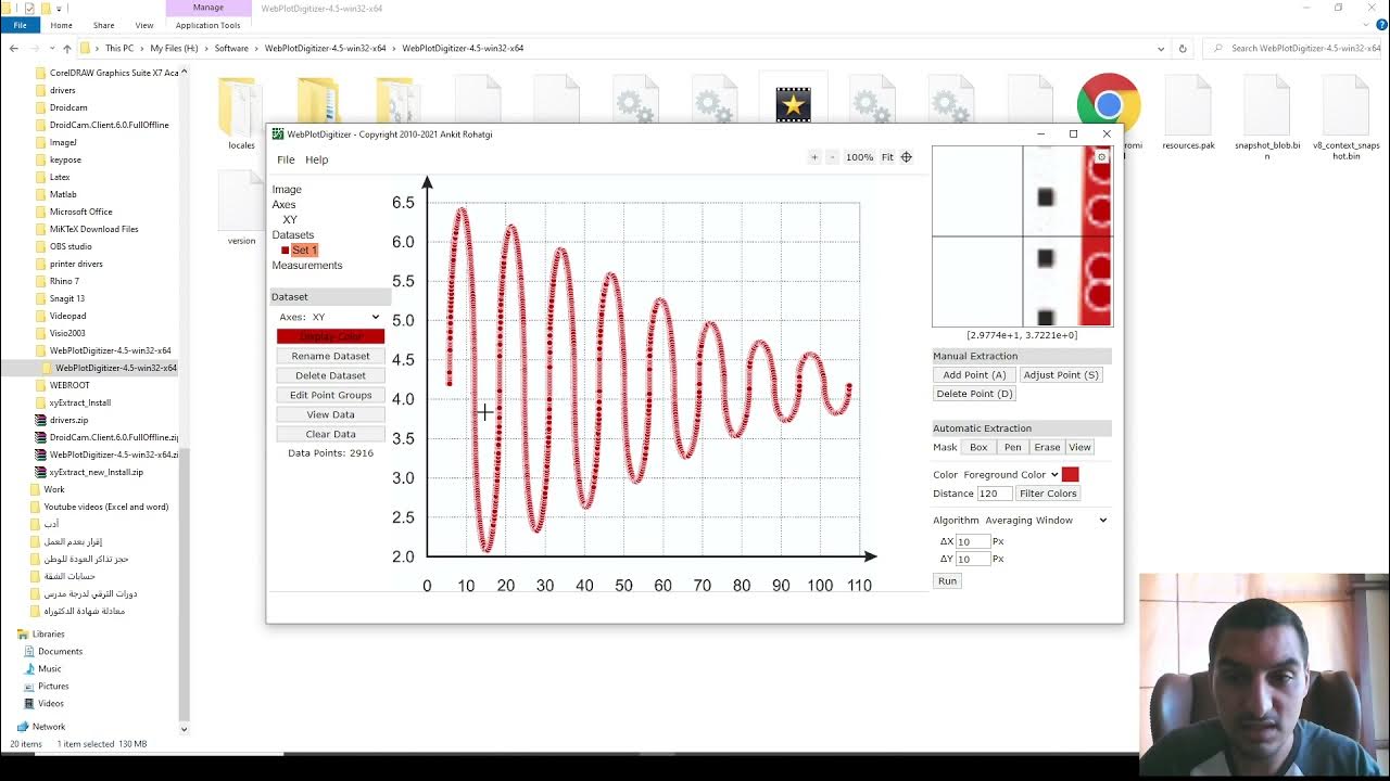 Data Extraction Using Webplotdigitizer 1 Automatic Extraction Youtube