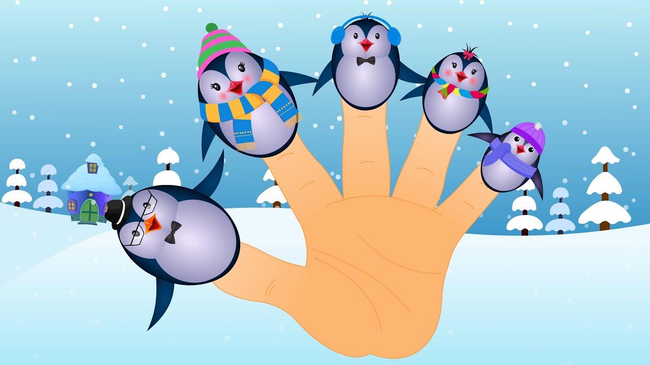 Penguin Finger Family - YouTube