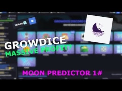 Best Growdice and BloxFlip Predictor | 1000+ Dls Profit?! | Moon ...