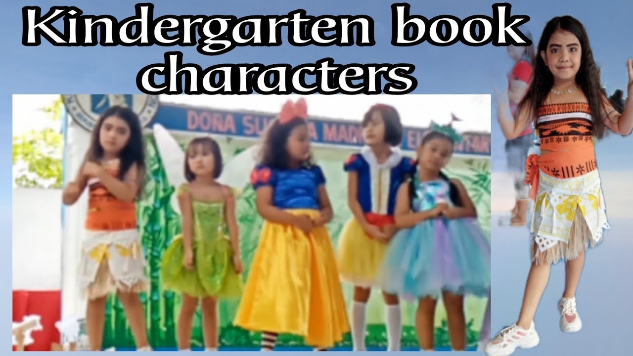 kindergarten book characters @lovelylycavlogs1583 - YouTube
