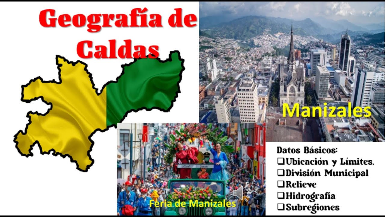 Geografía del Departamento de Caldas - YouTube