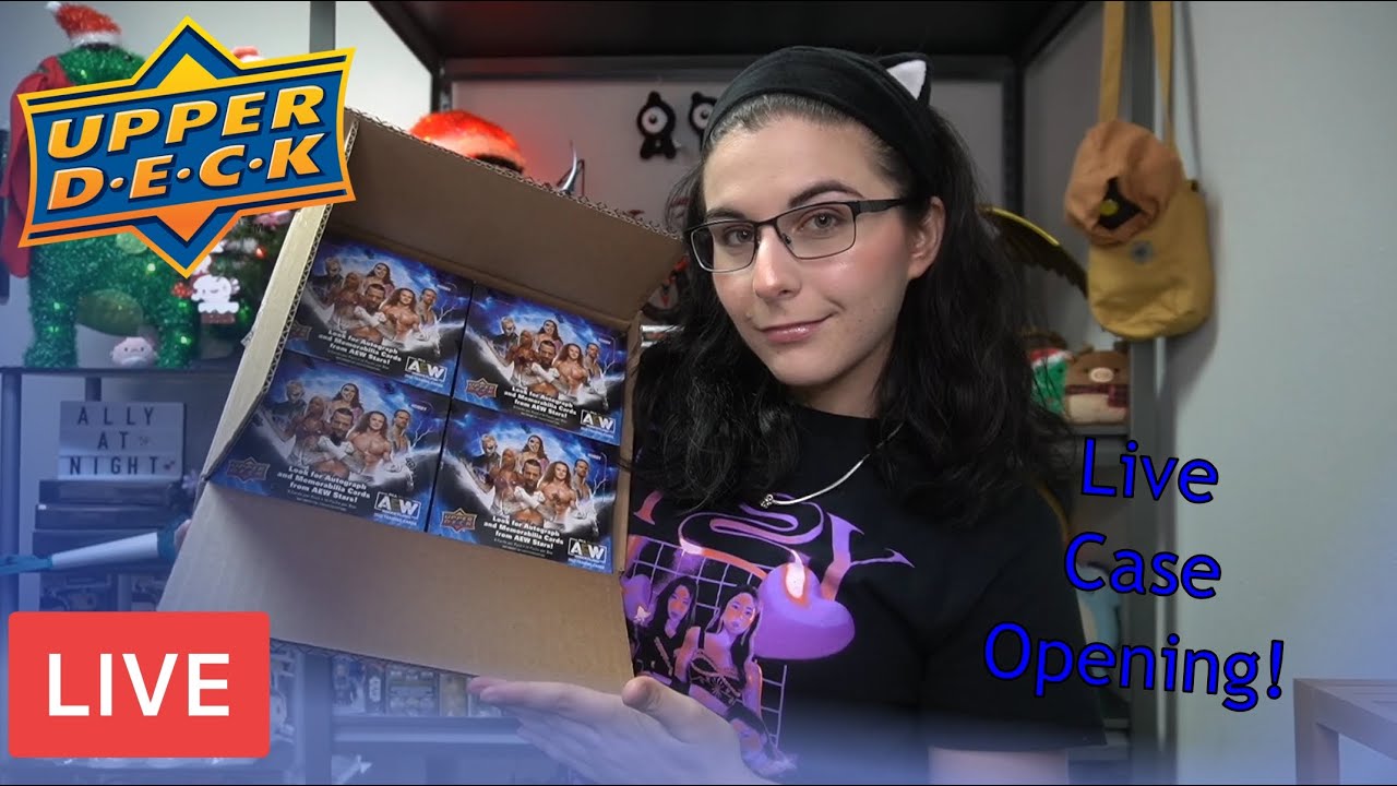 LIVE CASE BREAK: 2022 Upper Deck AEW Wrestling - Can We Find the Stars? - YouTube