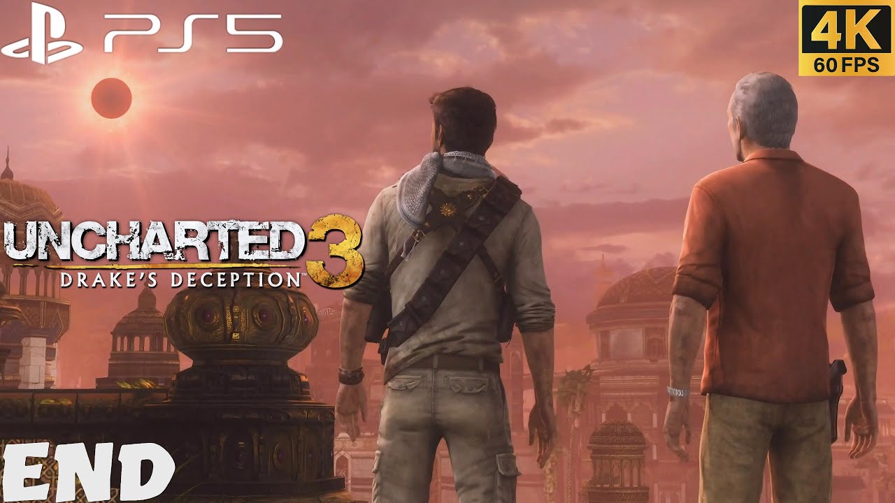 UNCHARTED 3: DRAKE'S DECEPTION PS5 WALKTHROUGH GAMEPLAY PART 9 - END ...