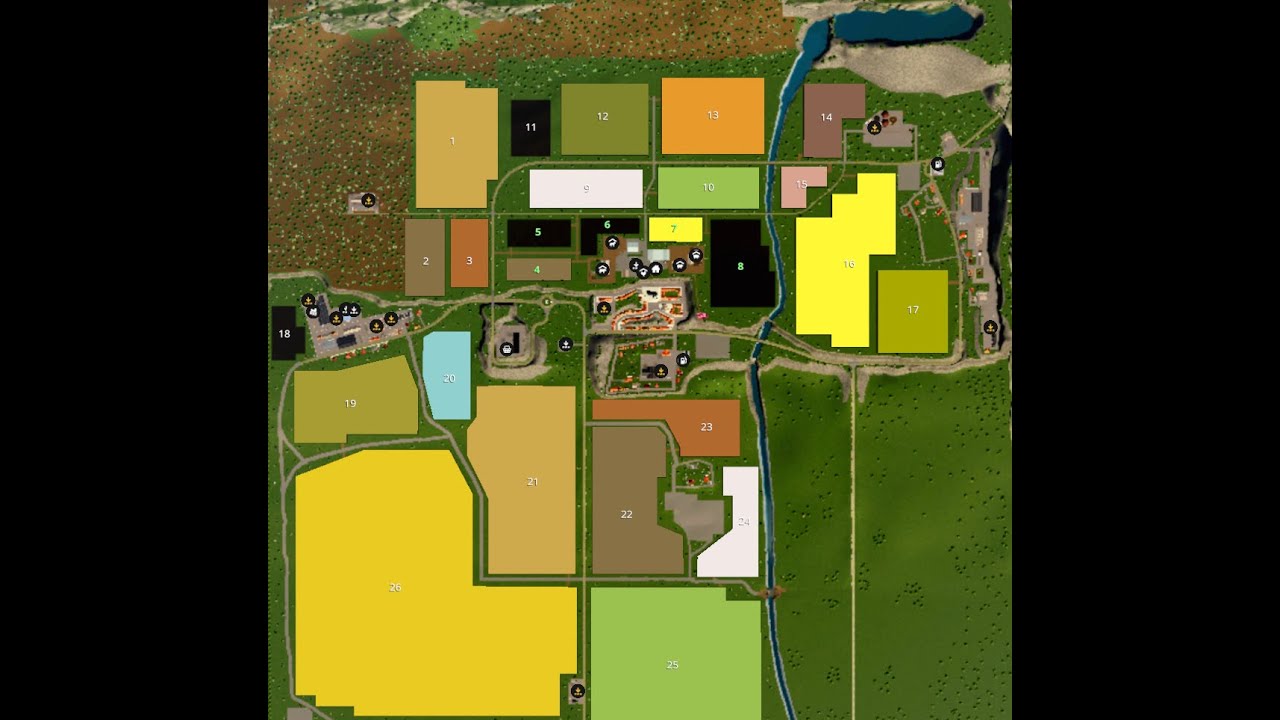 Valley View map | Farming Simulator 19 | Map fly over - YouTube