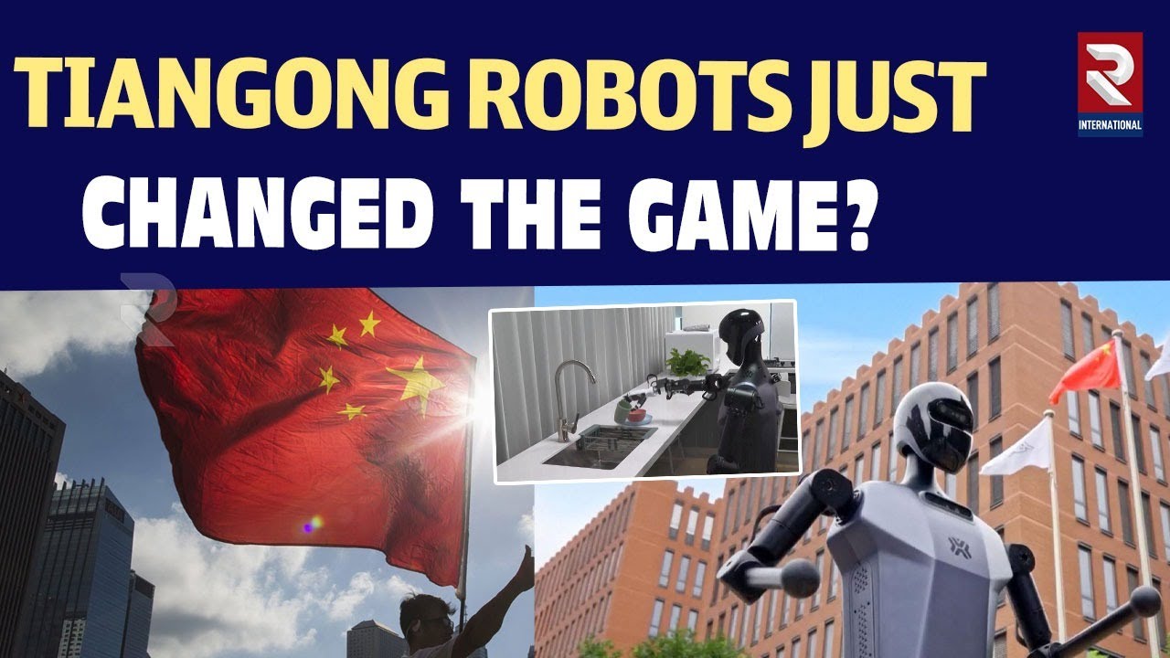 China’s Tiangong Robot Climbs 100 Stairs | AI Robot Tiangong Breaks ...